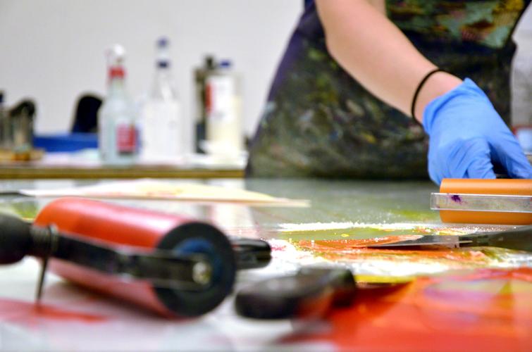 Gallery: Print demonstration | Arts & Culture | kansan.com