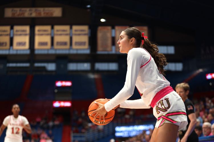 GALLERY: Kansas women's basketball earn Valentine's Day victory against ...