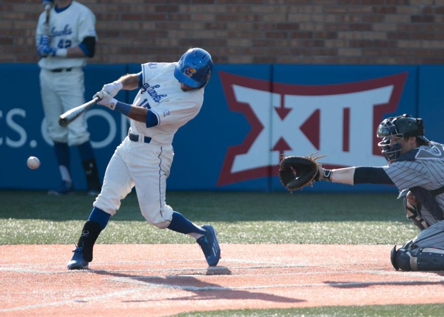 Kansas baseball crushes Baker in midweek game | Sports | kansan.com