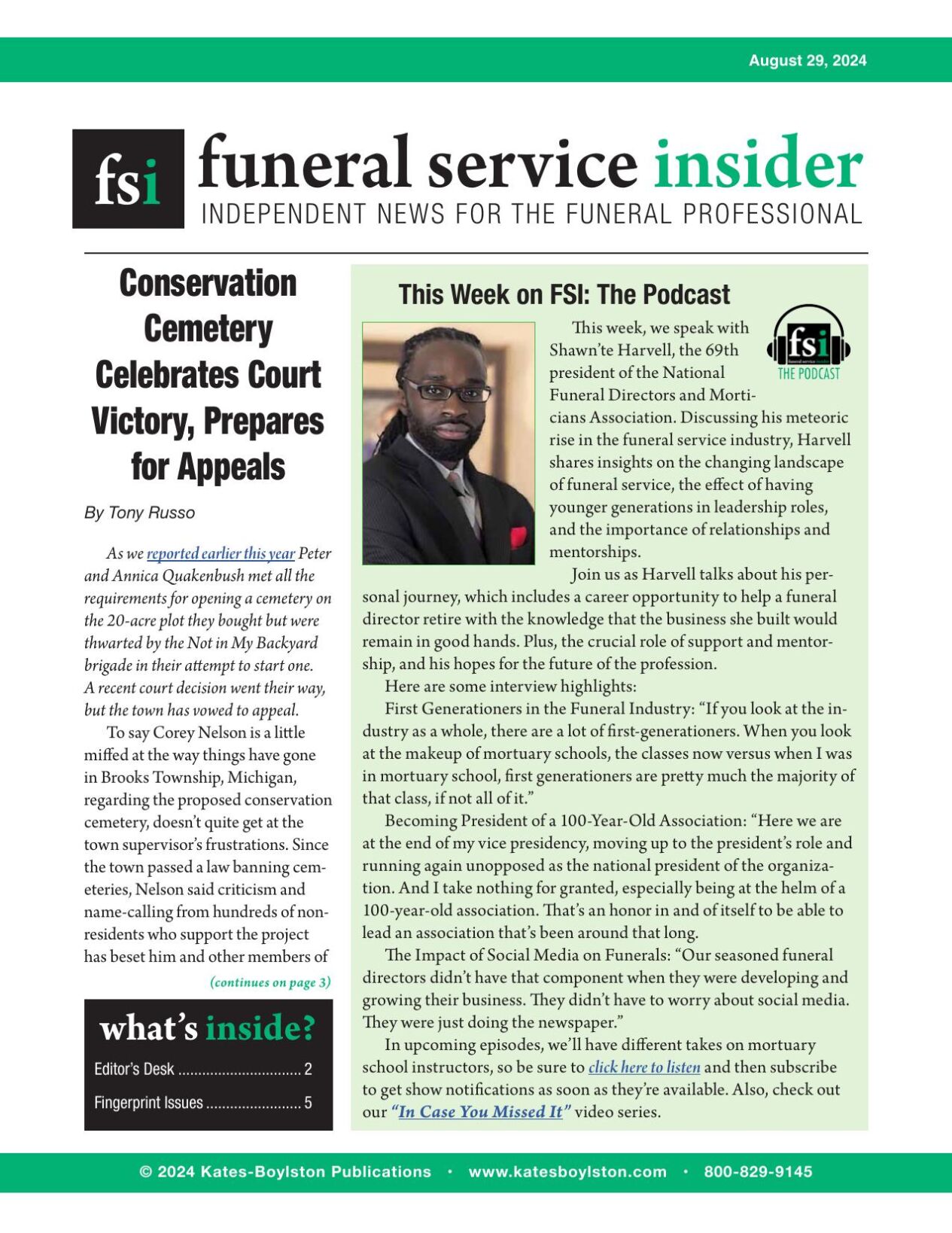 Funeral Service Insider 8.29.24 | | kates-boylston.com