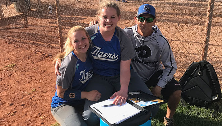 Prep Softball: Academy's Plew making the trek to Portland | | kdminer.com