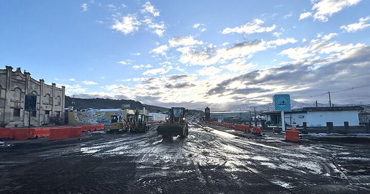 Work on Beale Street continues through rain, sleet or snow | News ...