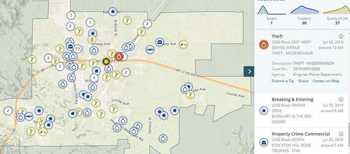 Know your surroundings: Interactive crime map shows illegal activity ...