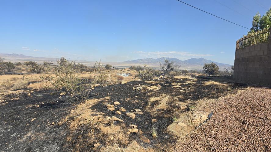 Wildfire 10 miles north of Kingman burning 831 ares, 100 contained ...
