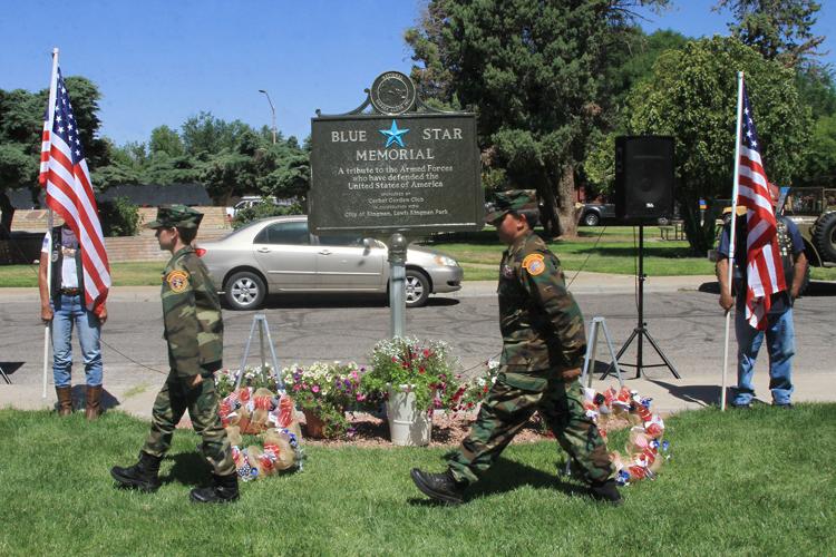 Lewis Kingman Park | New Blue Star Memorial honors military families ...