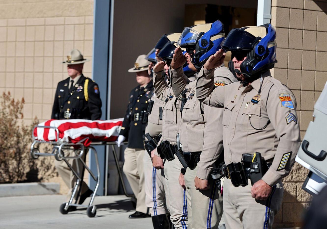 Gallery: Honor cordon for fallen trooper-paramedic Hunter Bennett ...