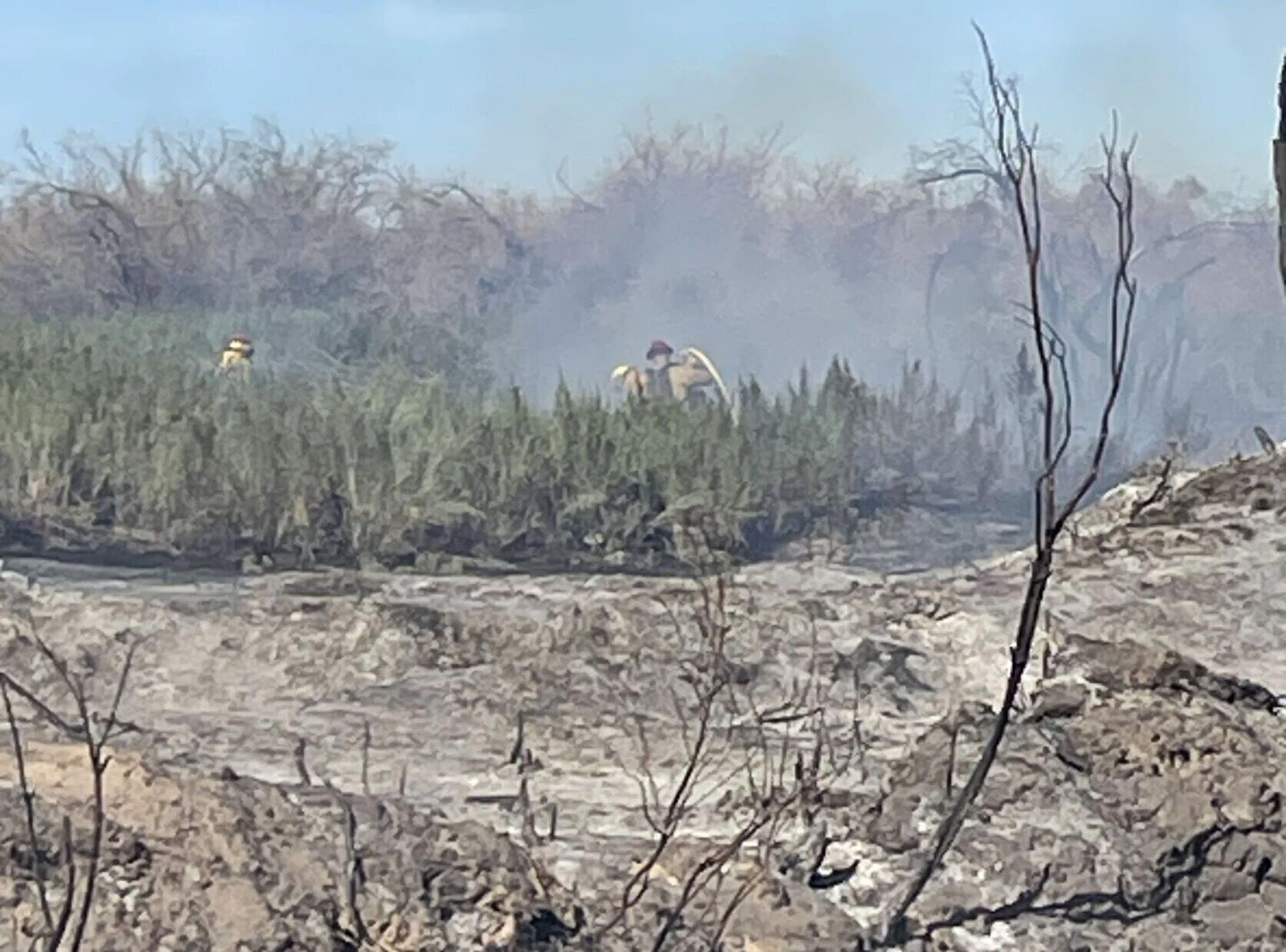 Refuge fire estimated at nearly 3,700 acre; 50% contained | News ...