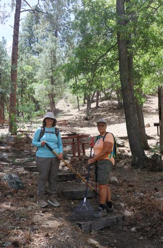 Local groups celebrate National Trails Day with clean up at Hualapai ...