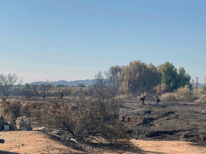 Clean up operations continue in Needles-Mohave Valley brush fire | News ...