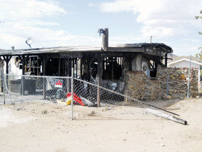 Dolan Springs fire leaves family without shelter | | kdminer.com
