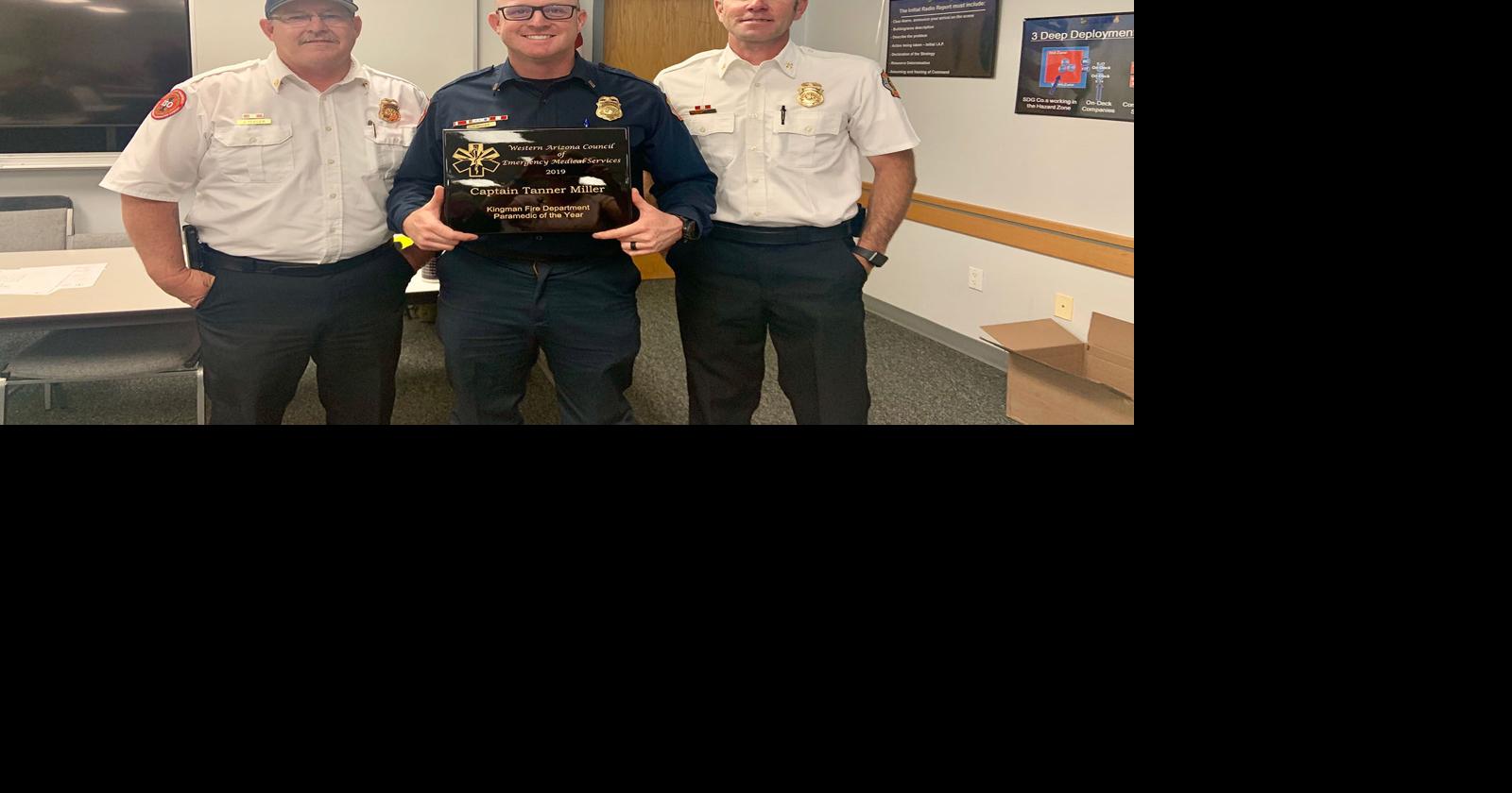 Kingman Fire Department captain receives Paramedic of the Year award ...