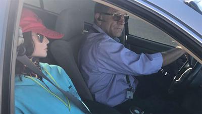 Driver caught using dummy as fake passenger to drive in carpool lane ...