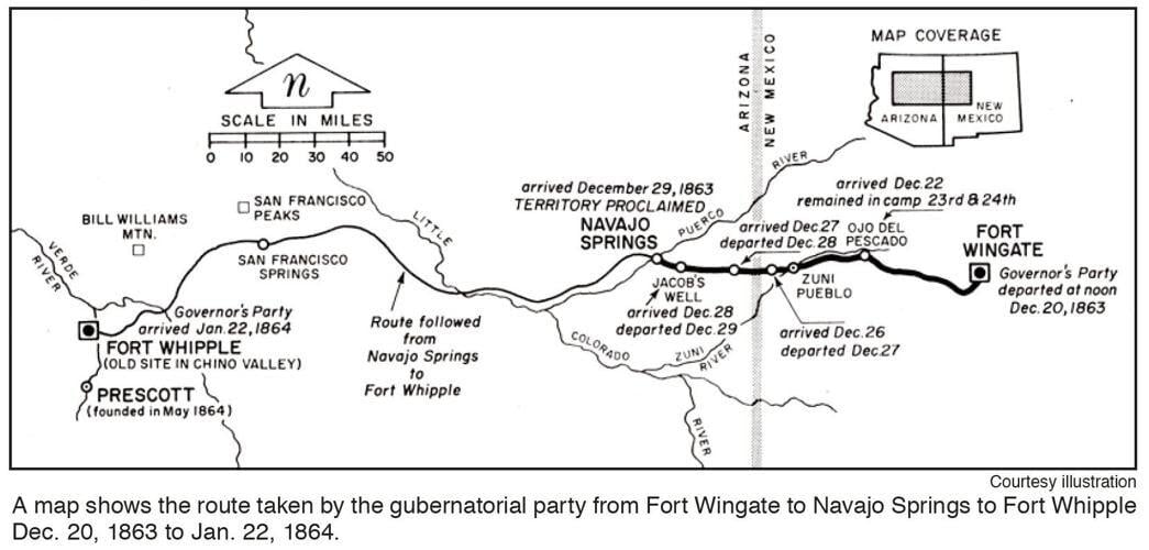 Arizona History | The Founding of Fort Whipple | Features | kdminer.com