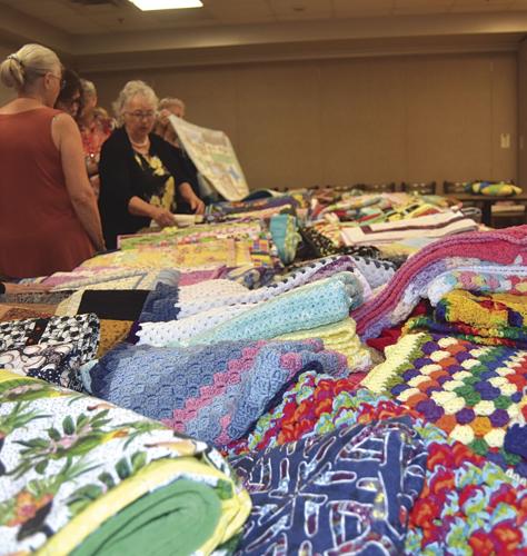 'Millions of stitches of love': Bullhead crafters donate to WARMC ...