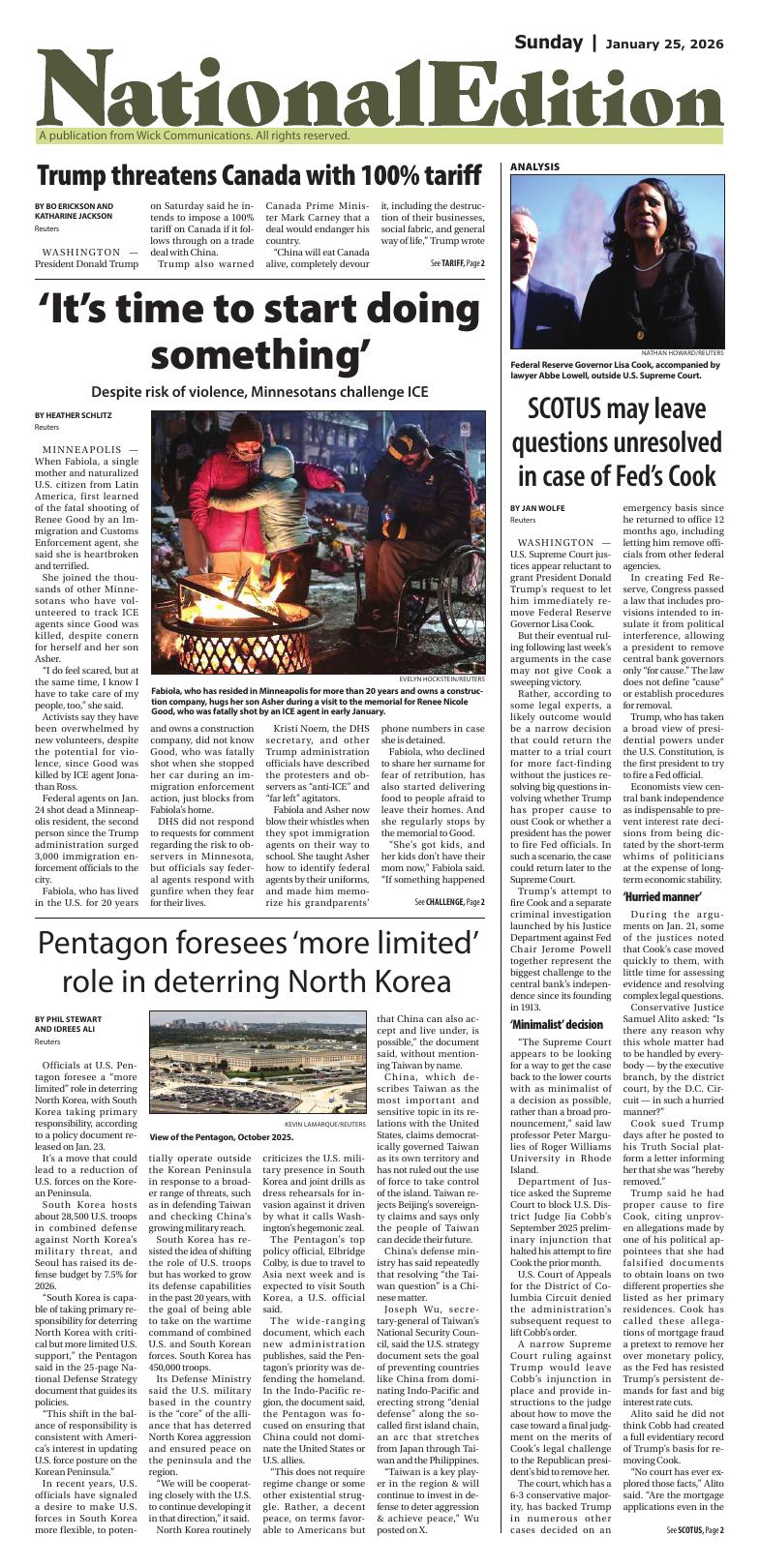Page A1 | National Edition | kdminer.com
