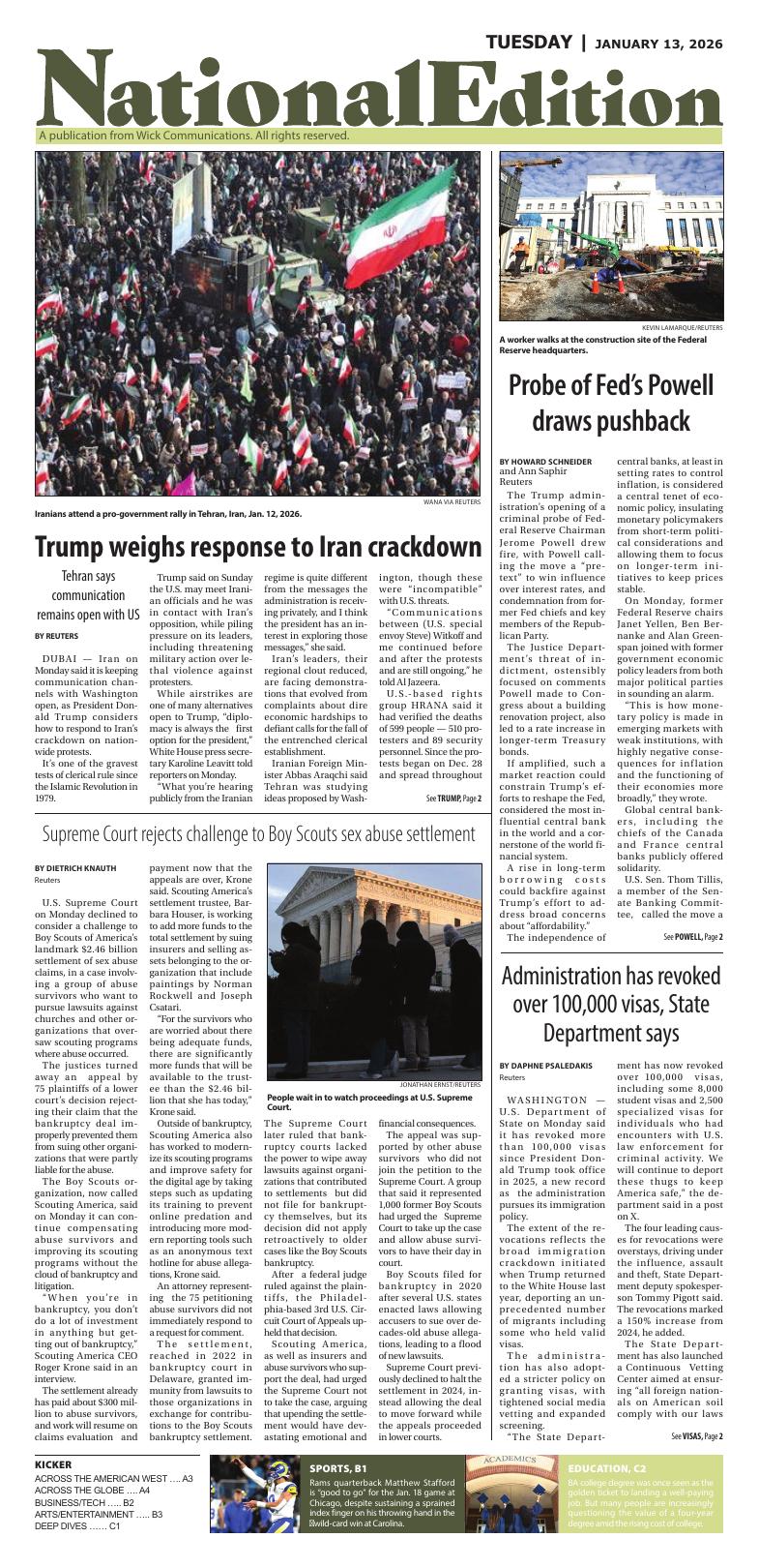 Page A1 | National Edition | kdminer.com