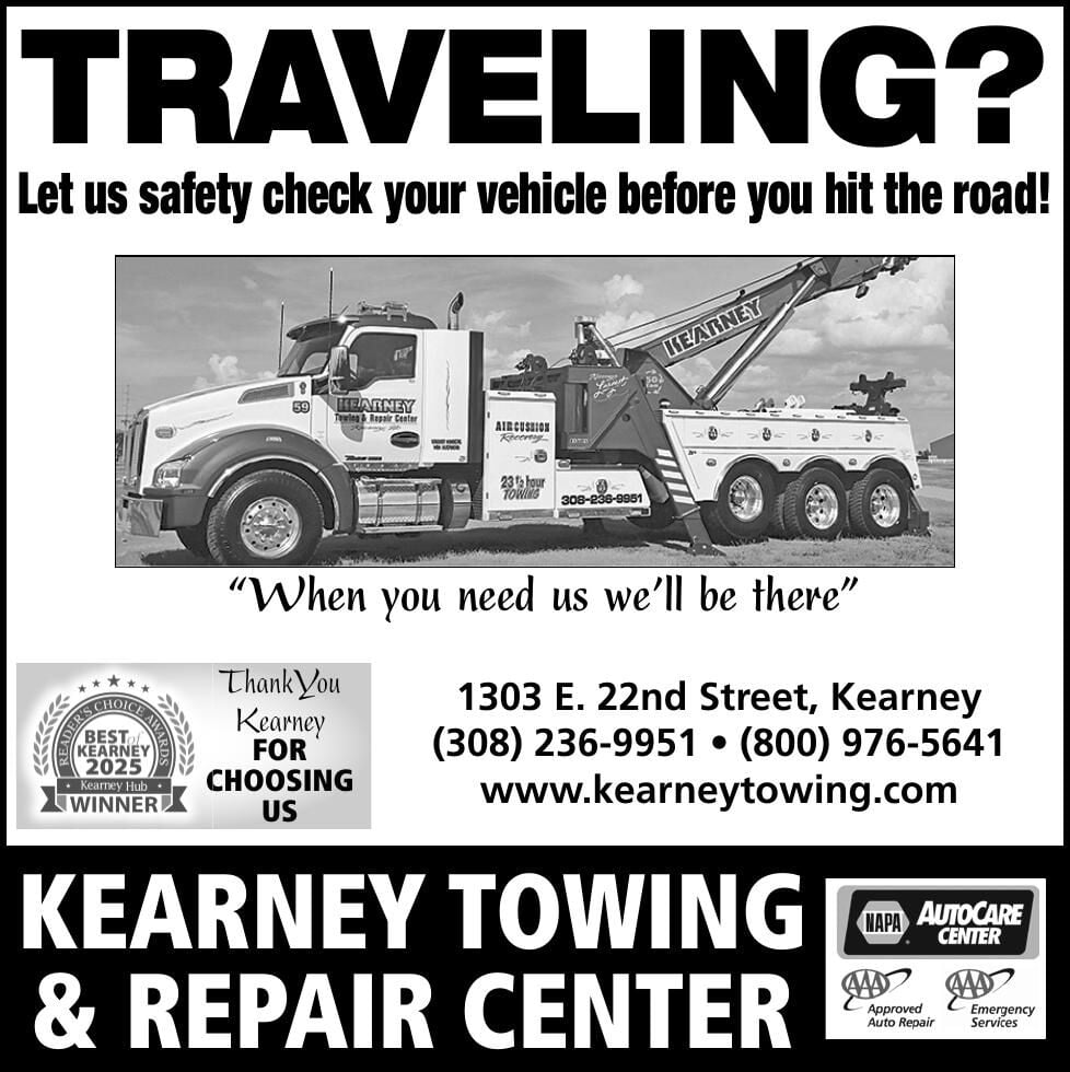 KEARNEY TOWING & REPAIR - Ad from 2026-06-20