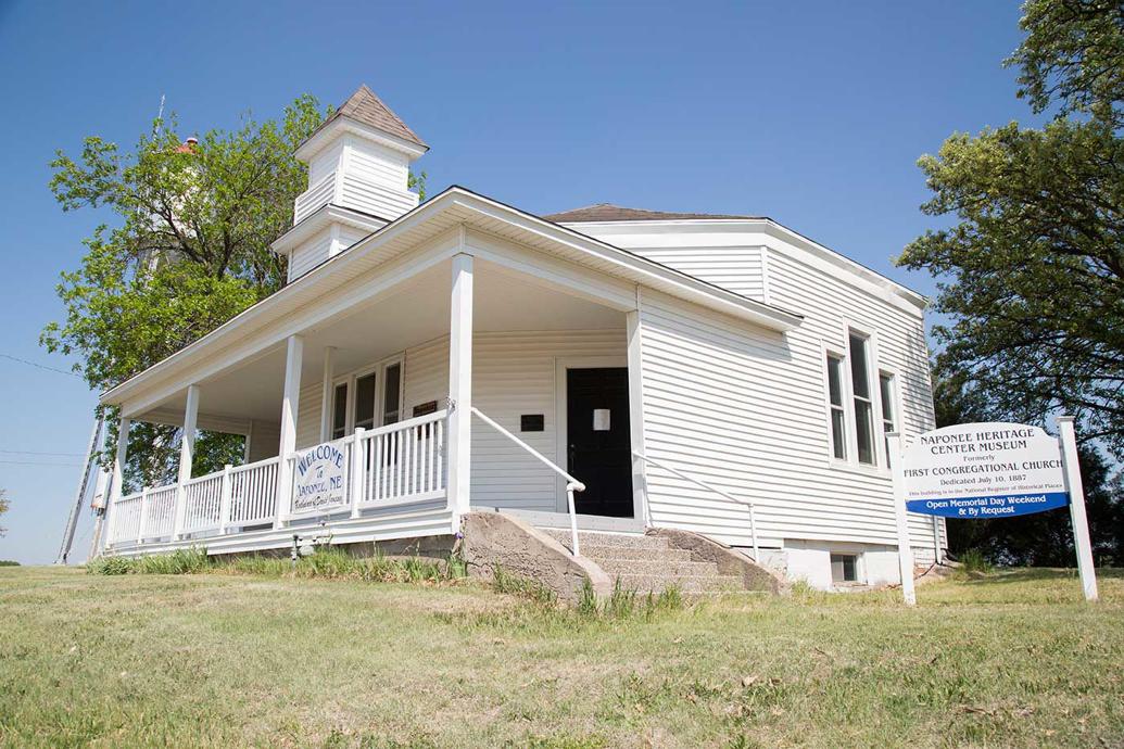 Small town pride: Naponee, population 120, still retains its rich history