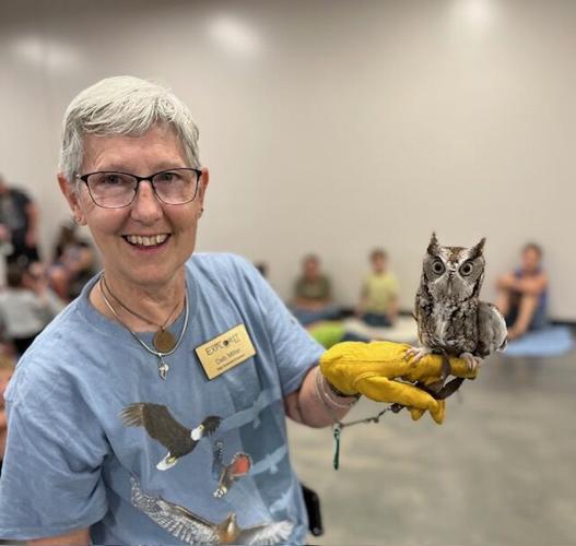 Up close and personal with birds of prey at Kearney Public Library