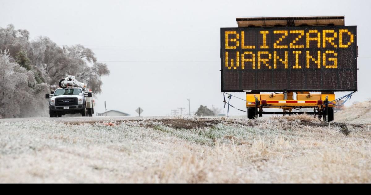 Blizzard shuts down interstates in western Nebraska; hail, strong winds ...