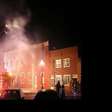 Apt. burns in downtown Lex