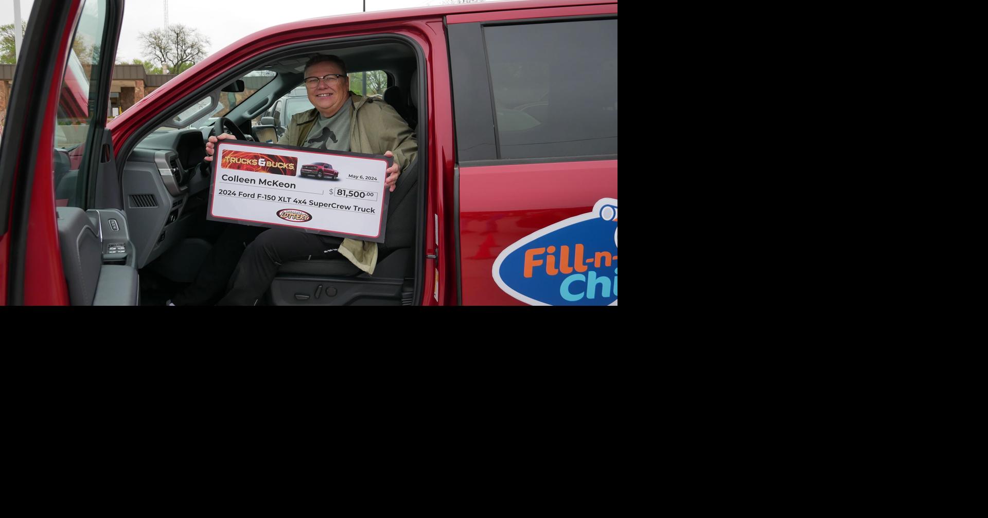Colleen McKeon wins Ford SuperCrew truck in lottery