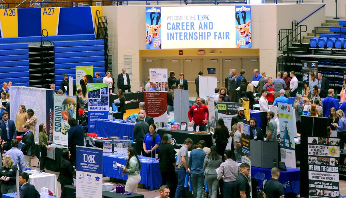 UNK students make valuable connections at Career and Internship Fair