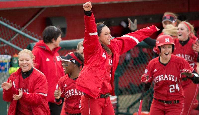 NU softball team completes series sweep of Creighton