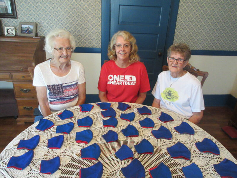 Women sew 750 masks for Gibbon students as they head back to school