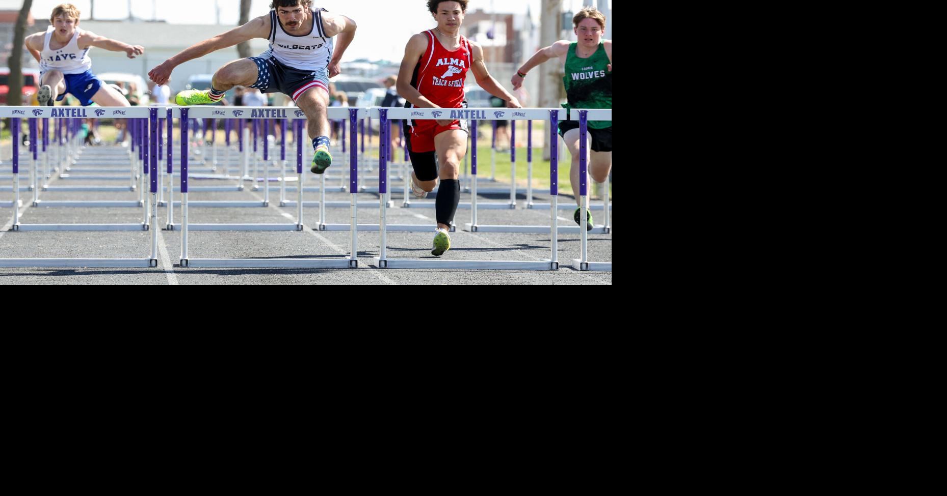 STATE CHAMPION: Axtell's Jake Halvorsen wins 110m hurdles