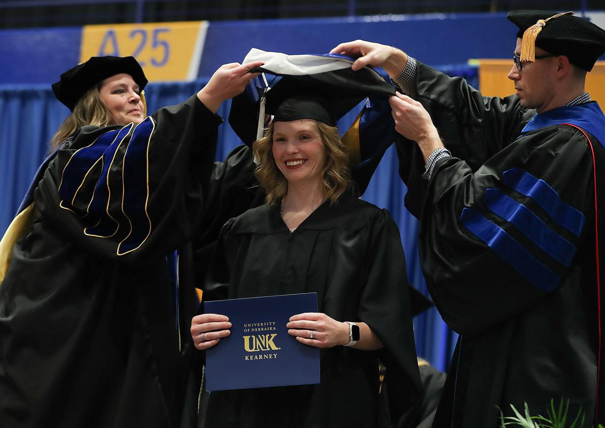 ‘I can’t stop going to school’: Nicole Strope earns third degree from UNK