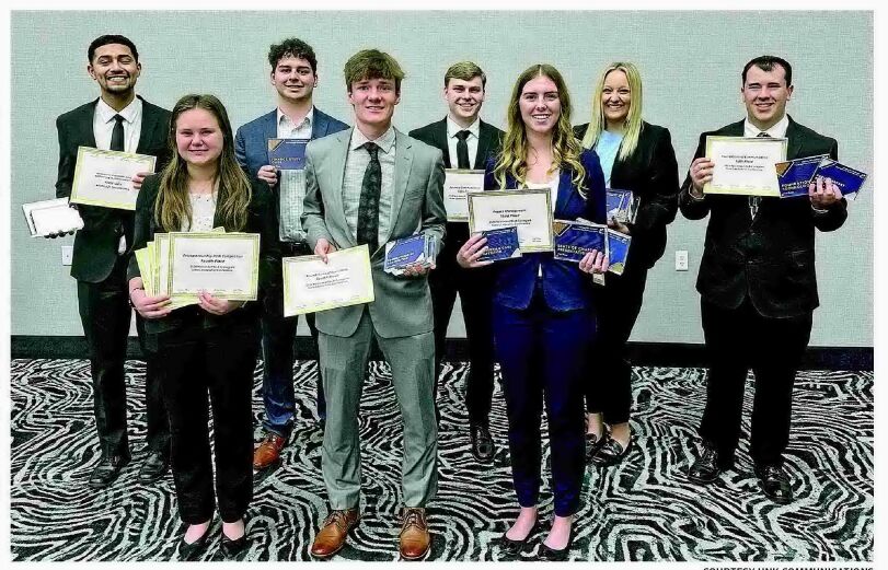 Students claim top award at statewide FBLA competition