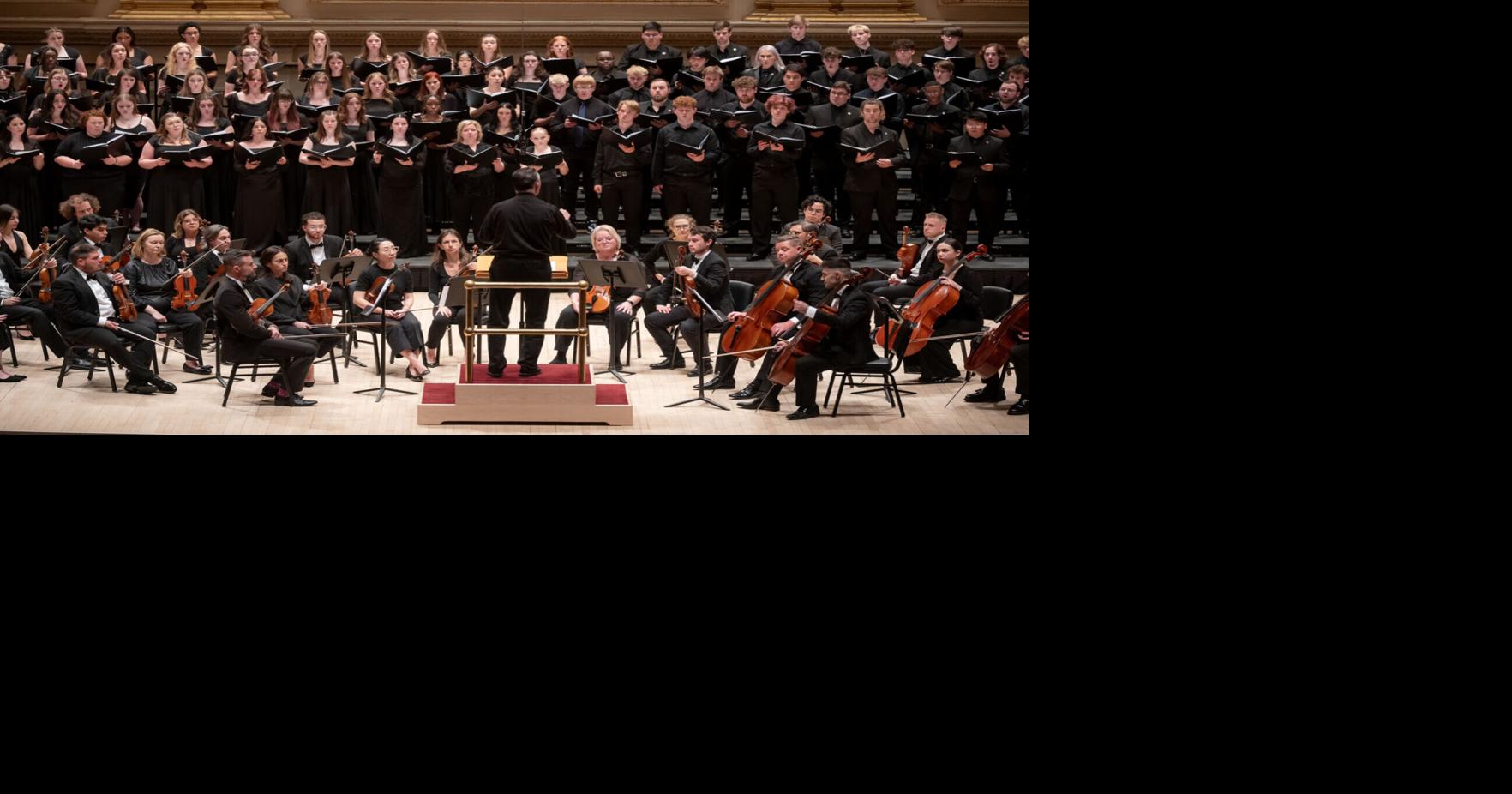UNK singers sing at Carnegie Hall. It was unforgettable.