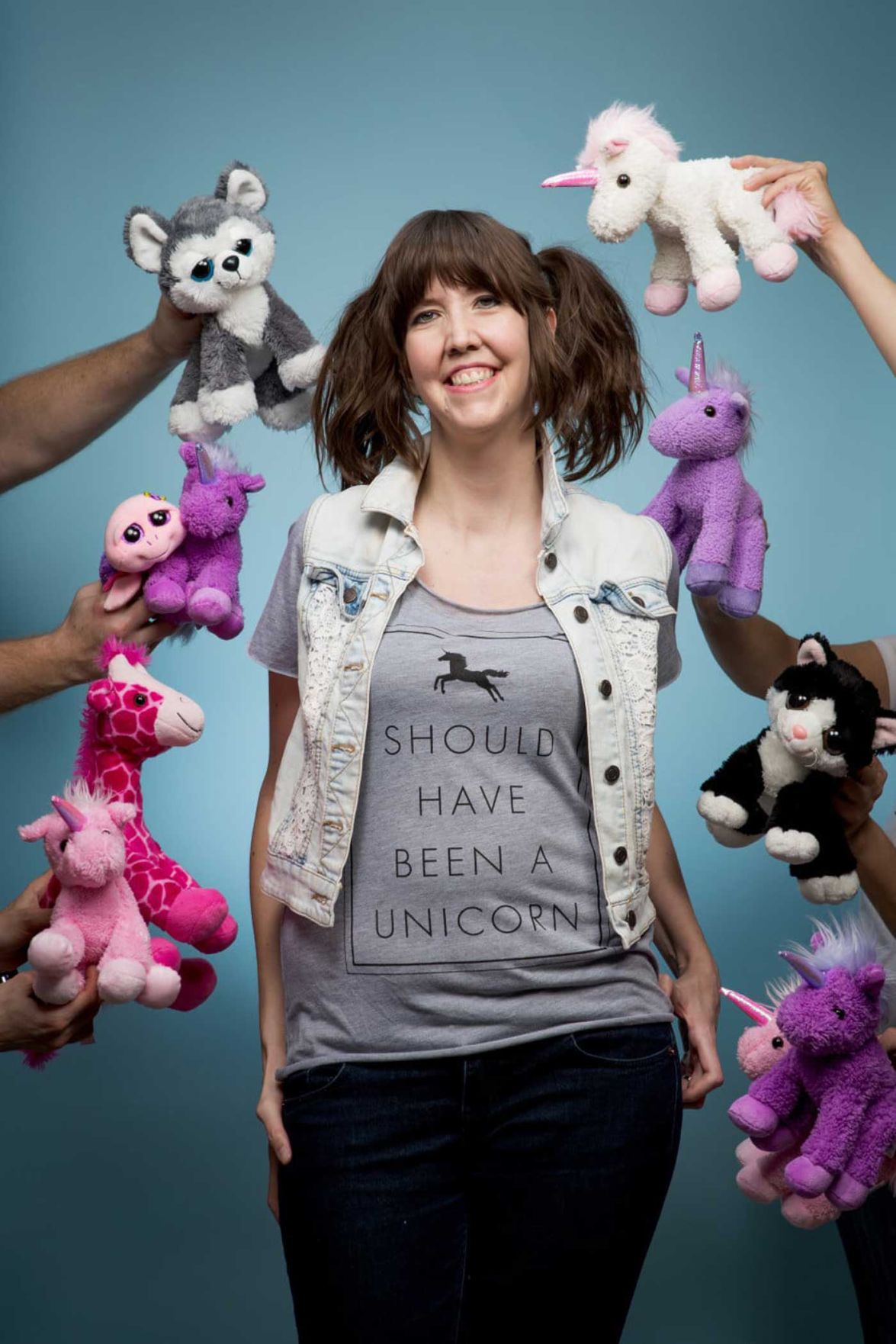 Comedian Andy Erikson likes people to leave her show happy and inspired