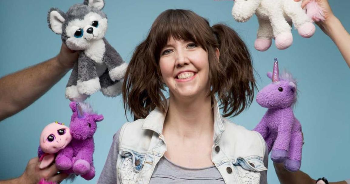 Comedian Andy Erikson likes people to leave her show happy and inspired