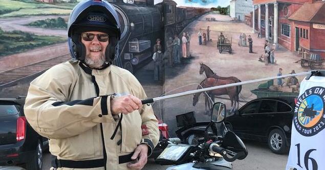 UNK professor hits the road each summer to find quirky sights on his motorcycle