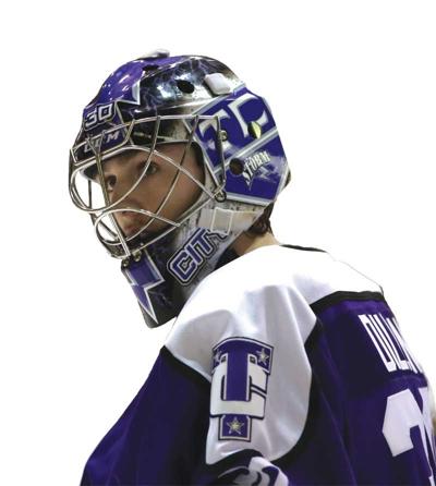 Goalie Dillon showing he has the Storm’s back