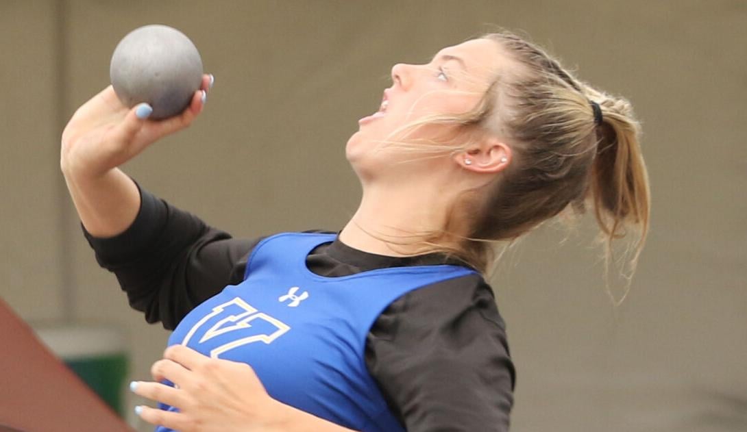 A shot of happiness: Bearcats' Lily Novacek wins shot put in state final
