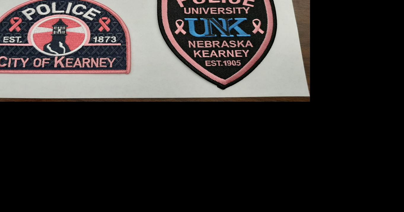 Kearney-area police sporting pink patches in October for breast cancer ...