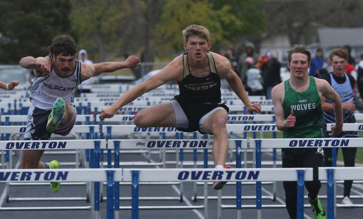 STATE CHAMPION: Axtell's Jake Halvorsen wins 110m hurdles