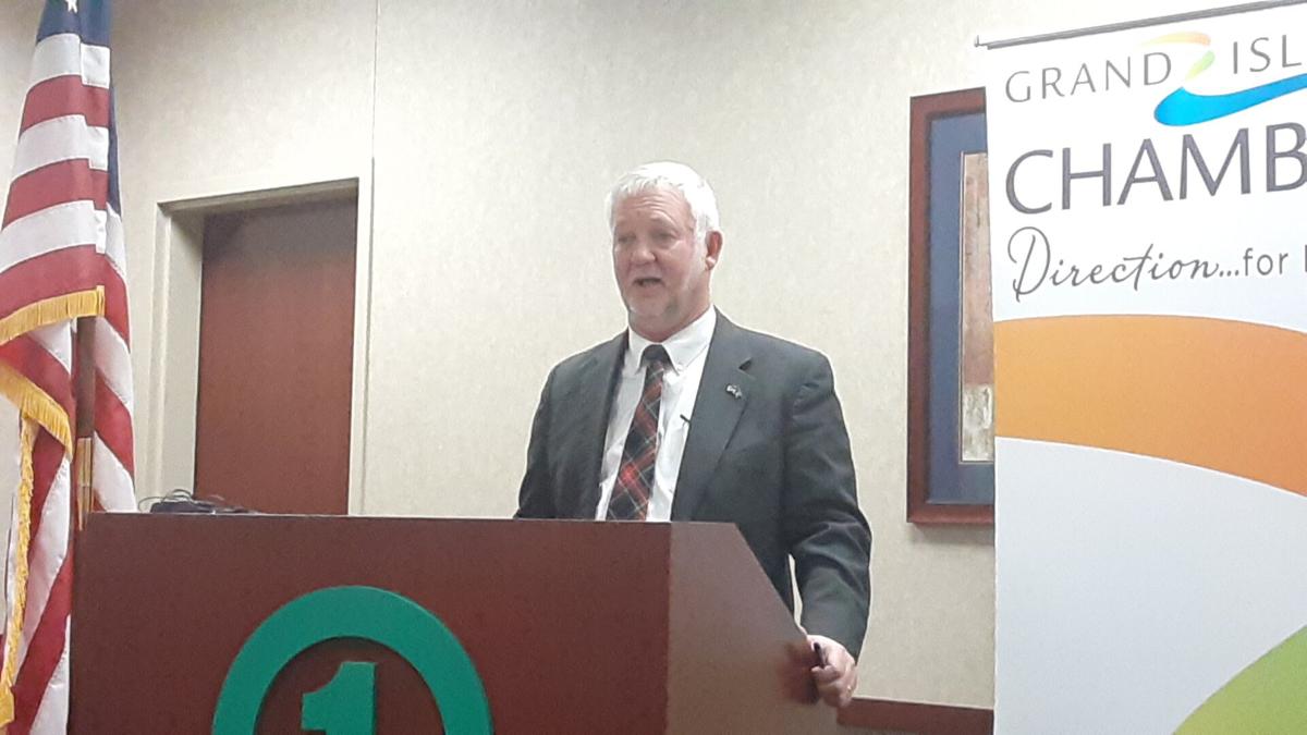 Kearney Sen. John Lowe speaks at legislative kickoff event in Grand Island