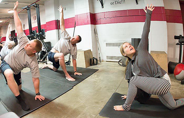 Norfolk firefighters find yoga classes beneficial