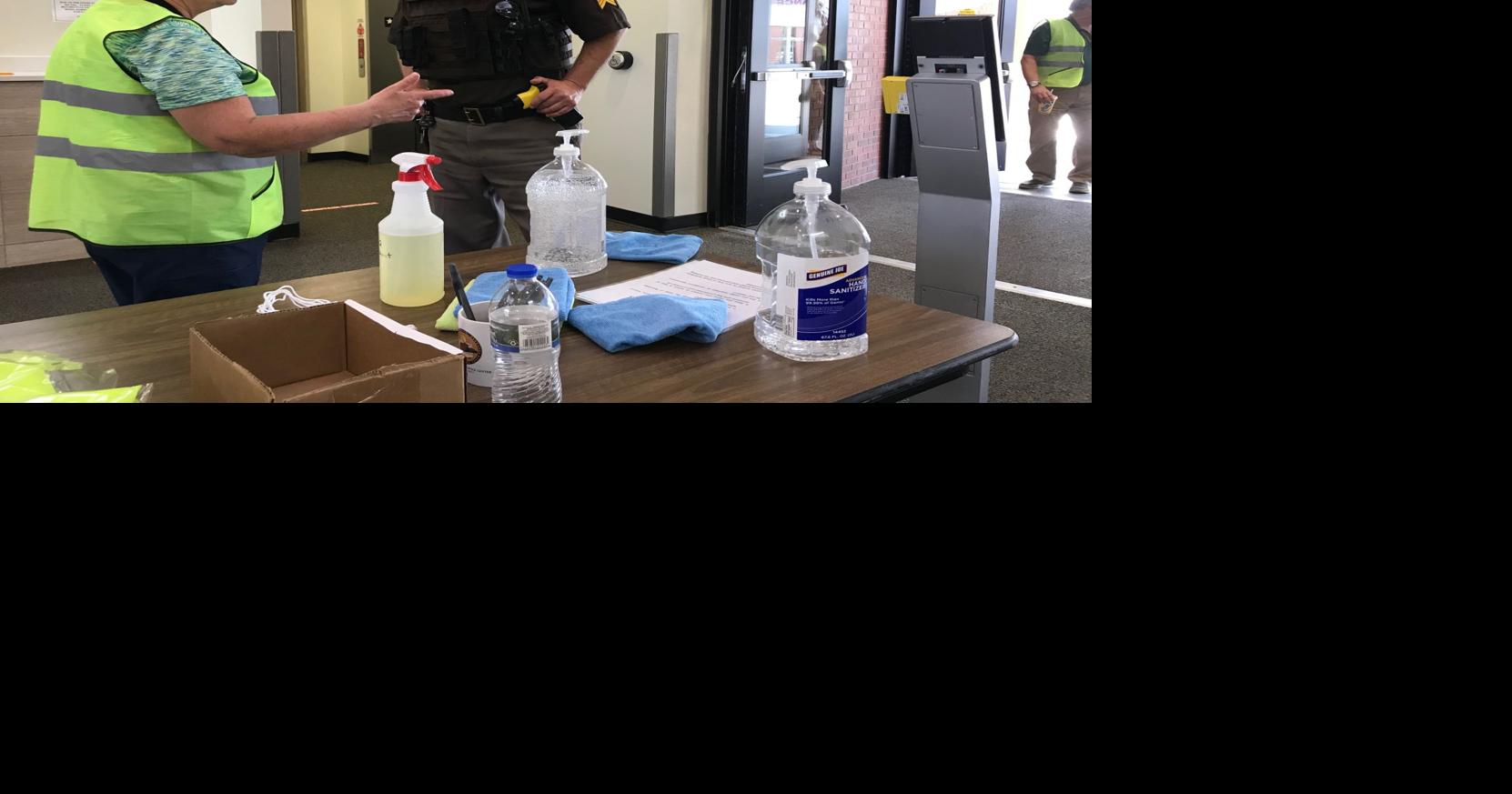 Buffalo County Courthouse busy Monday, its first day fully open after ...