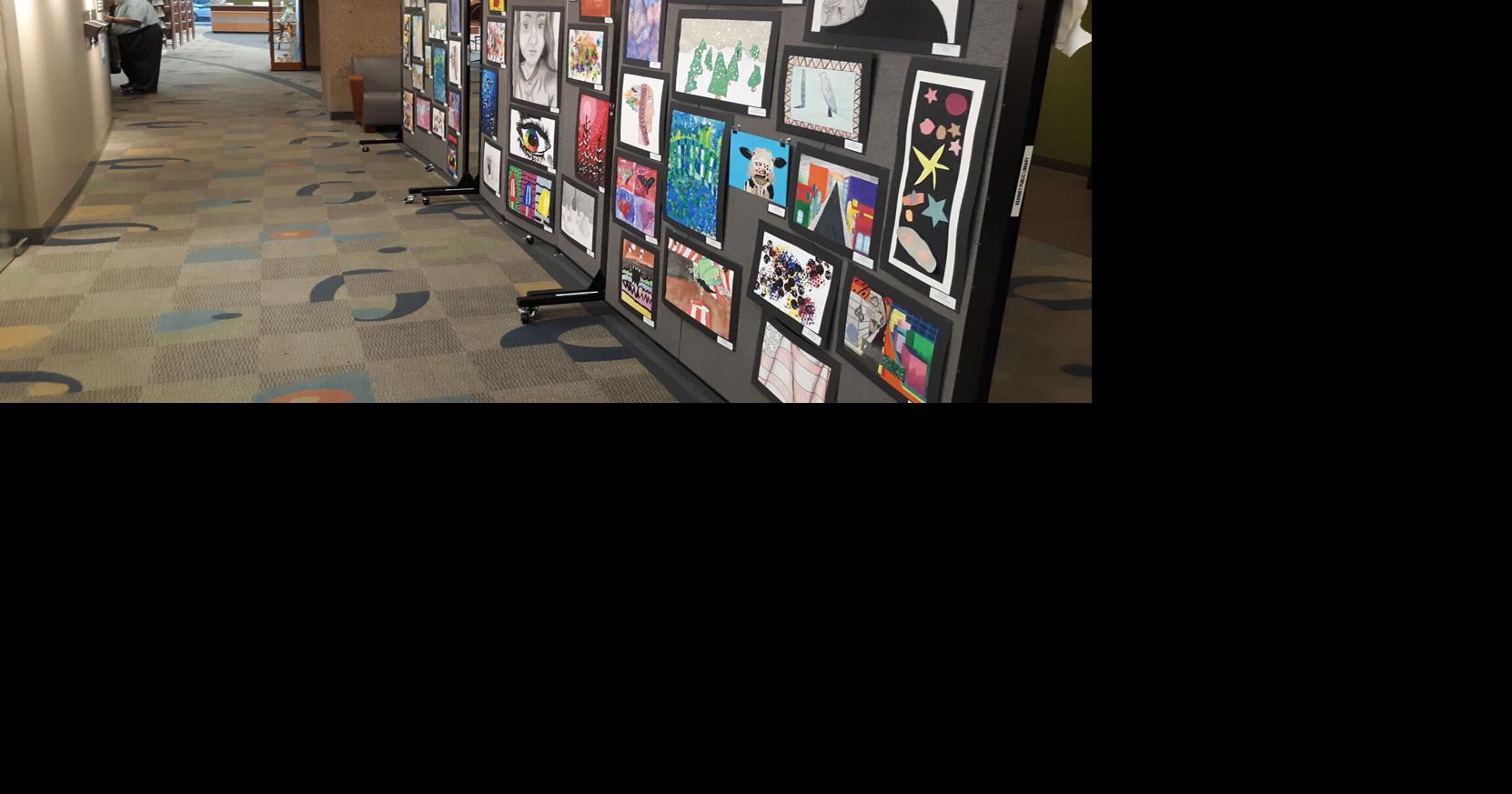 Artwork by area students on display at Kearney Public Library