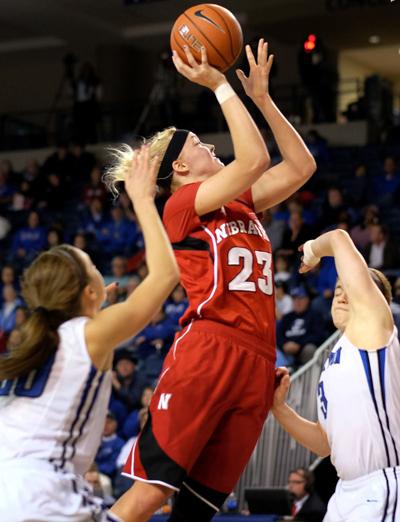 Husker women fend off Jays for nail-biting road win
