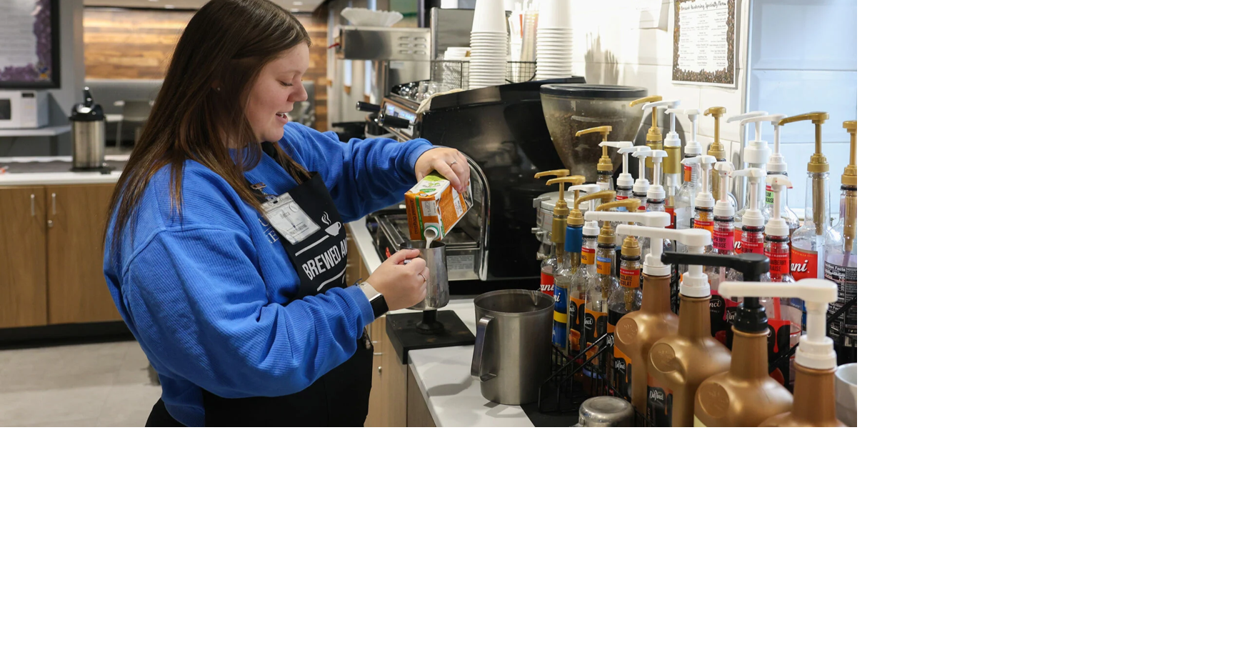Student-run UNK coffee shop brews business lessons, too