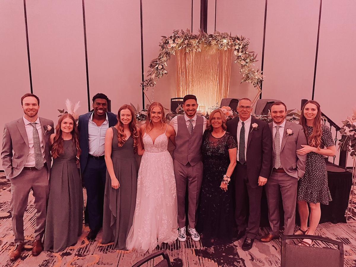 Father of the bride looks back