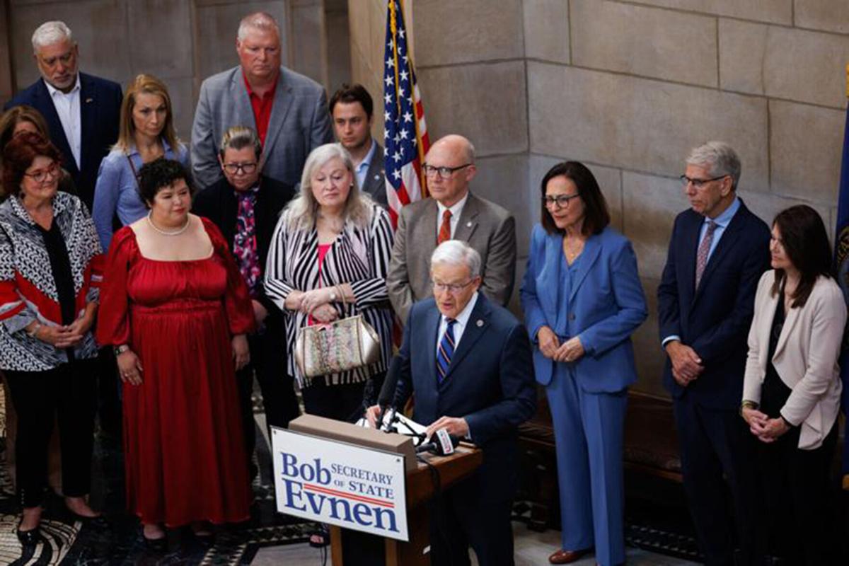Secretary of State Bob Evnen pledges more reforms at reelection ...