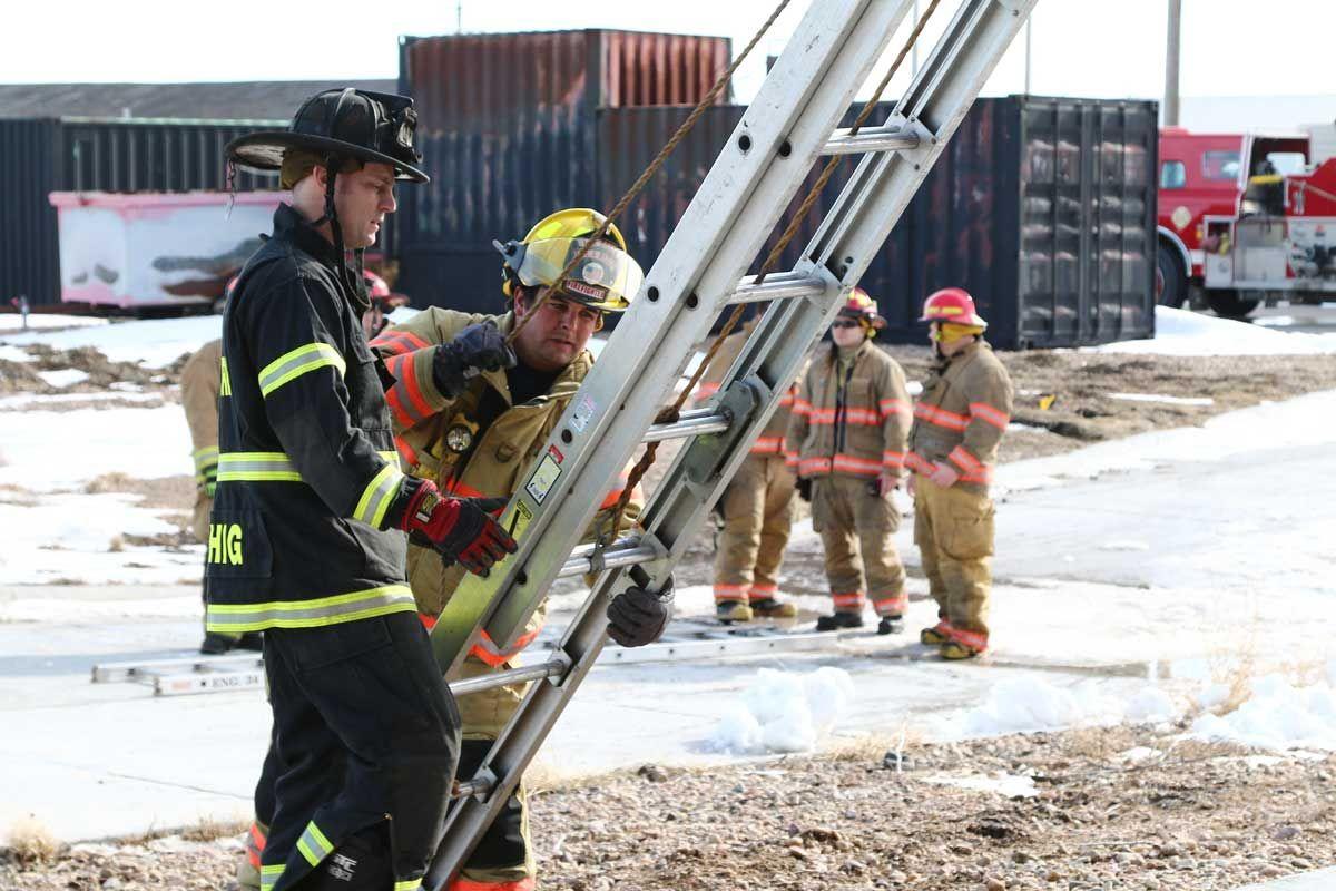Firefighters build skills through training