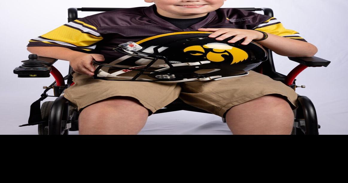 Iowa boy is Kid Captain when Hawkeyes take on Nebraska